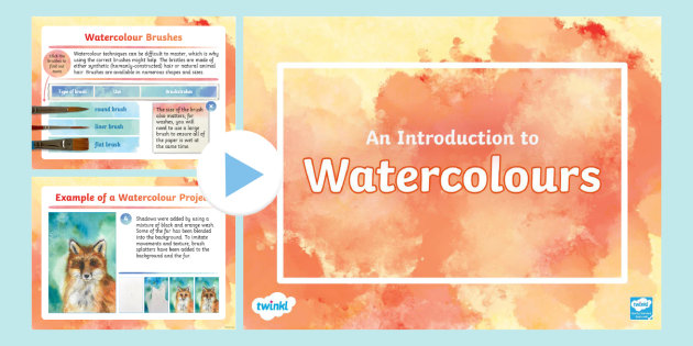 KS2 Art: An Introduction to Watercolours PowerPoint