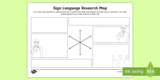 Sign Language Research Map - deaf awareness week, deaf