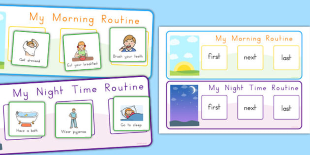 When Routine Activity Editable (teacher made)