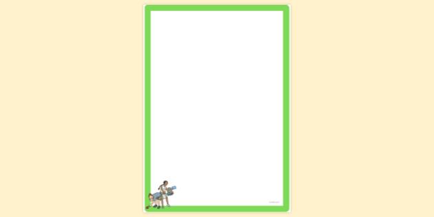 FREE! - Sorry Bump Page Border | Page Borders | Twinkl