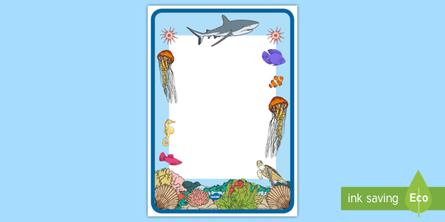 Under the Sea Editable Notes (teacher made)