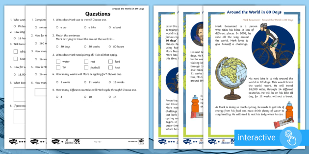 F-2 Around the World in 80 Days Differentiated Reading Comprehension