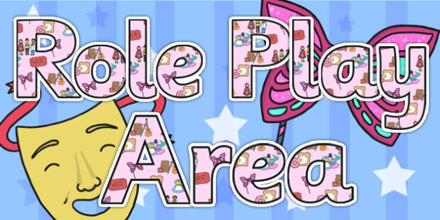 👉 Role Play Area Display Lettering (teacher made)