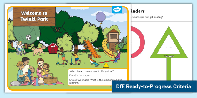 👉 2D Shapes Spotting Scene Activity (teacher made)