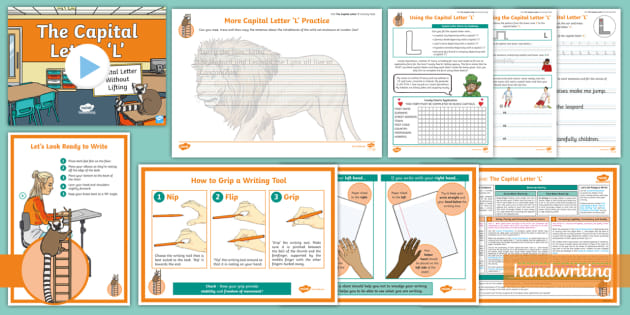 Twinkl Handwriting: The Capital Letter 'L' KS2 Activity Pack