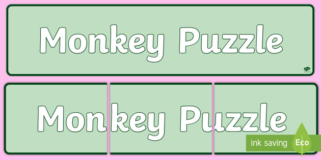 Monkey Puzzle Banner (teacher made)