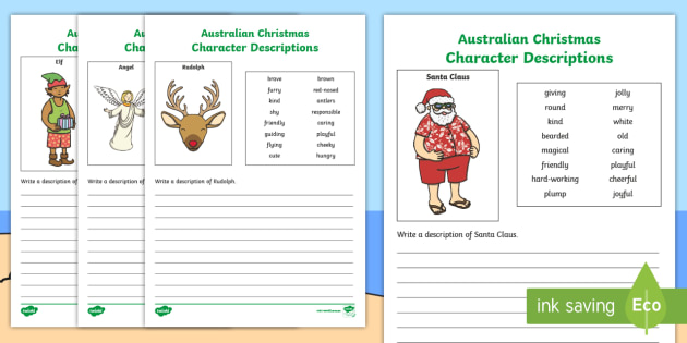Australian Christmas Characters | Primary Literacy Resource