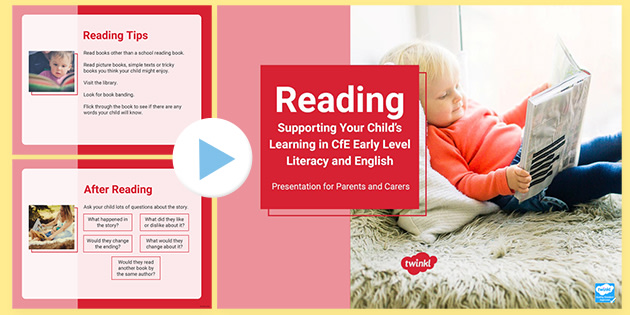 Supporting Your Child's Learning in Literacy and English: Reading ...