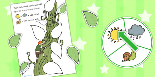 Jack And The Beanstalk Sticking Game (teacher made)