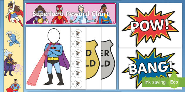 👉 Superhero Reward Display Pack