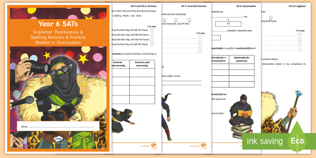 Spelling, Punctuation, And Grammar Workbook 4: Punctuation