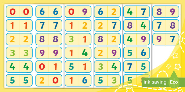 Numbers Dominoes (Teacher-Made)