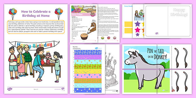 A Birthday Celebration - School Closures Resources