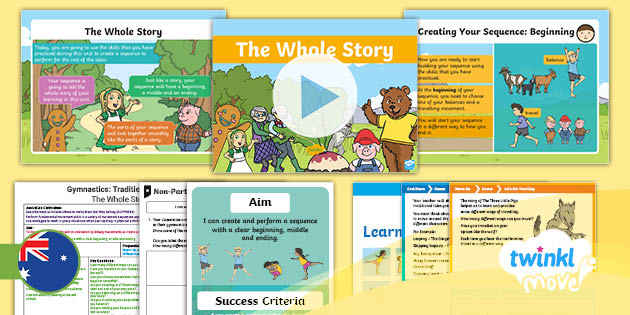Y1 Gymnastics: Traditional Tales Lesson 6: The Whole Story