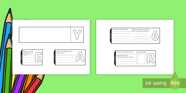 Year 6 Write Up Worksheet