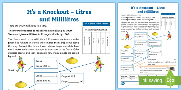 It's a Knockout Worksheet / Worksheet (teacher made)