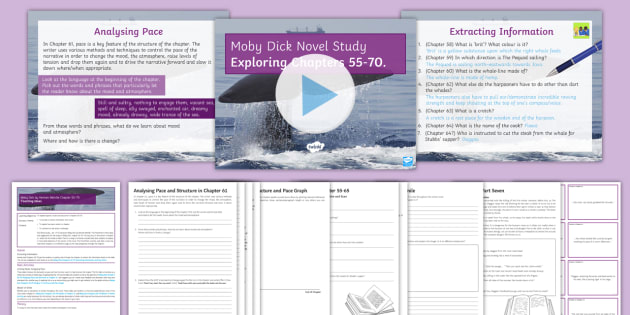 GCSE Moby Dick Chapter 55-70 Lesson Pack