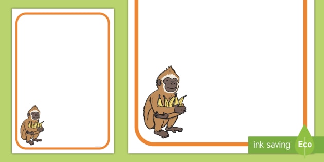 FREE! - Monkey Themed Editable Classroom Area Display Sign