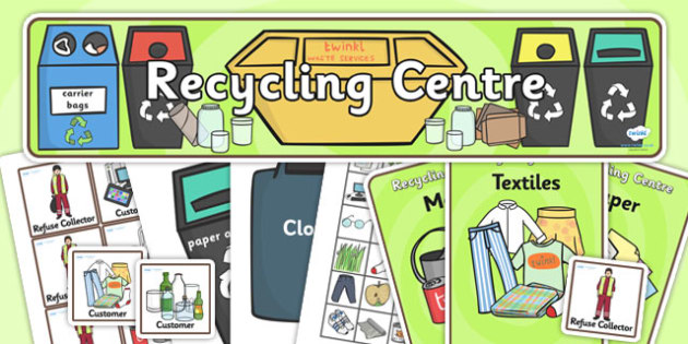 Recycling Centre Role Play Pack-recycling, recycling centre, role play, role