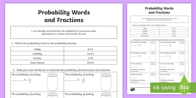 Probability Bingo Game