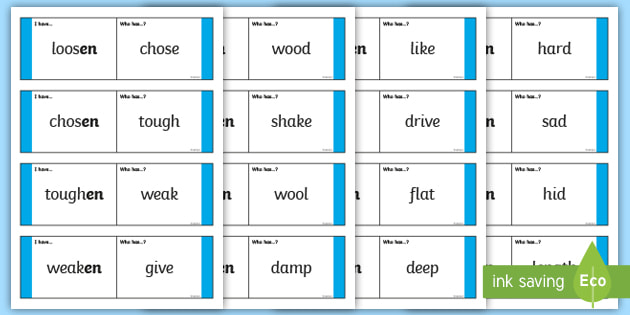 Suffix Loop Cards (en)