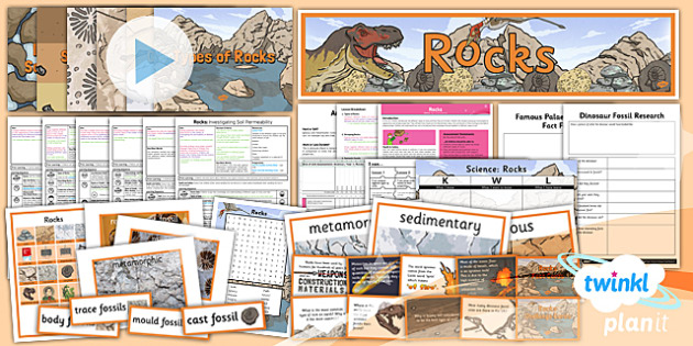 Science: Rocks and Soils Year 3 Unit Pack (teacher made)