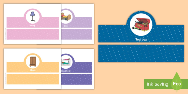 Bedroom Headband Oral Language Game (teacher made)