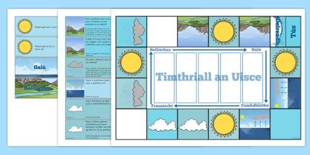 Water Cycle Game Gaeilge - science, geography, nature, water, rain ...
