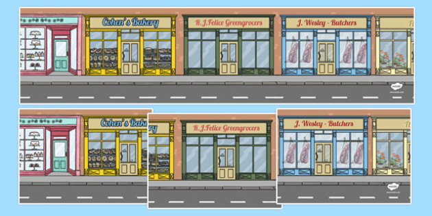 Shops Small World Background