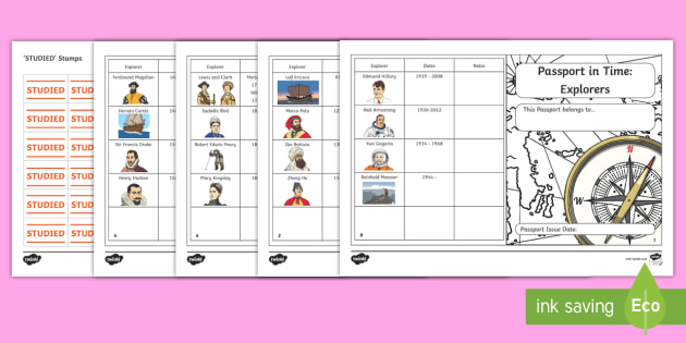 * NEW * Passport in Time Explorers Activity Booklet - space