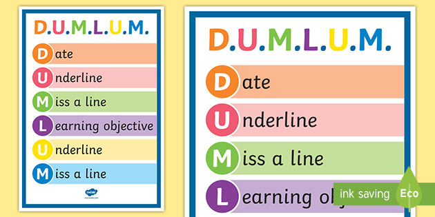 DUMLUM Prompt Poster (teacher made)