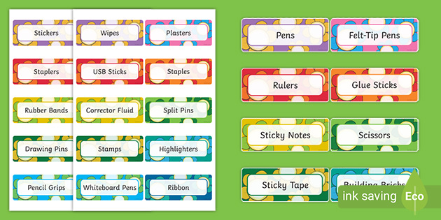 Growth Mindset Drawer Peg Labels (teacher made)