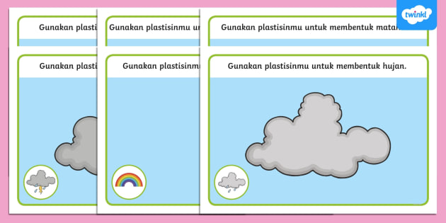 Alas Main Plastisin Tema Cuaca (teacher made)