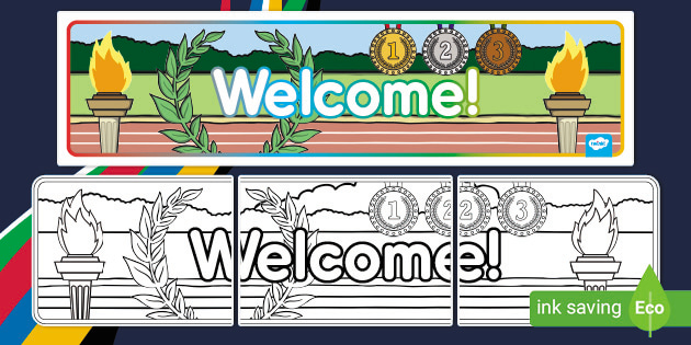 Olympics Welcome Banner