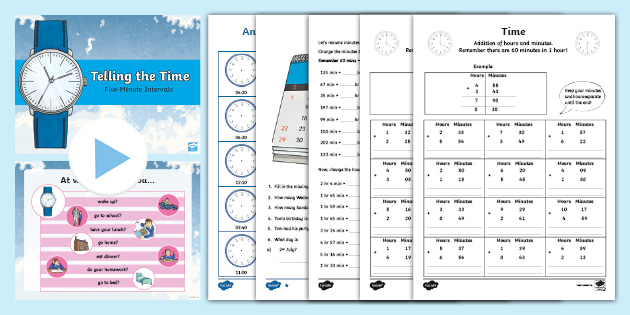 Third/Fourth Class Measure (Time) Trainee Teacher Pack