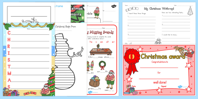 Christmas Writing Pack (teacher made)