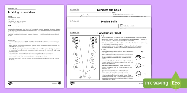 KS1 Football Skills 3 Shooting Lesson Pack (teacher made)