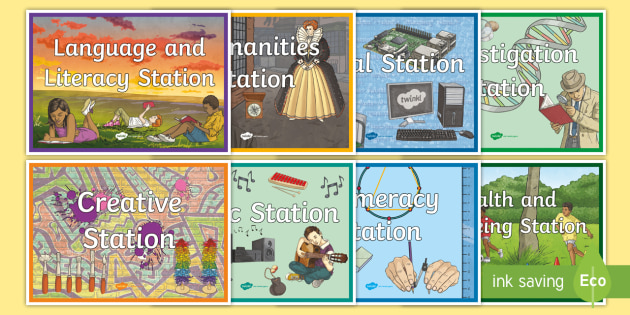 Learning Station Posters (teacher made)