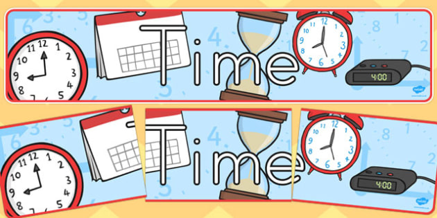 Time Display Banner