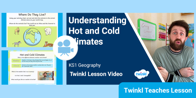 FREE! - KS1 (Ages 5-7) Geography: Hot and Cold Climates Video Lesson