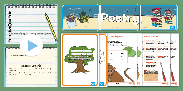 KS1 World Poetry Day Resource Pack (teacher made)
