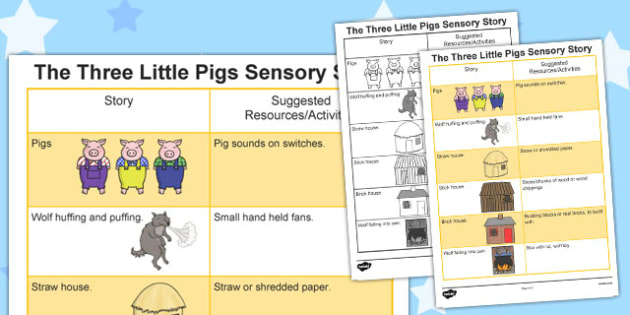 The 3 Little Pigs Sensory Story | Twinkl Inclusion