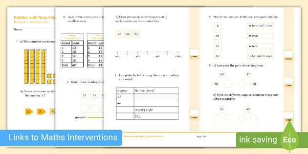 👉 Year 3 Number and Place Value Baseline Assessment
