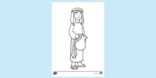 FREE! - Ruth Bible Colouring Page | Colouring Sheets