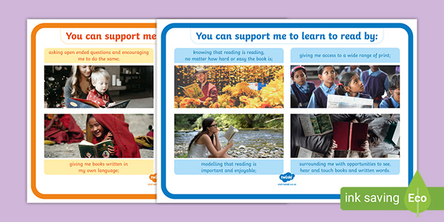 How You Can Support Me to Learn to Read