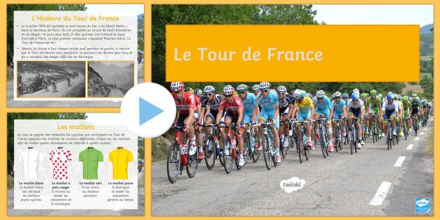 Tour de France PowerPoint French (teacher made)