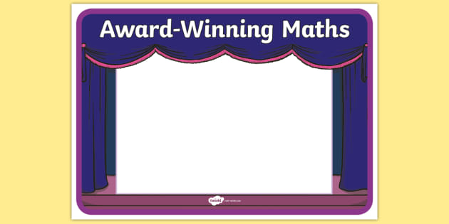 👉 Award-Winning Maths Display Poster (teacher made)