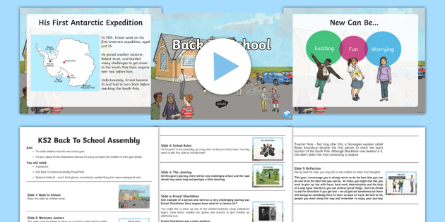 Back To School Assembly Pack | First of the year