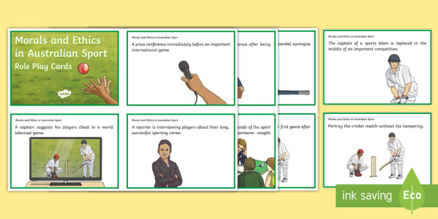 Australian Cricket Scandal Role Play Cards (Teacher-Made)
