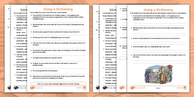 Using a Dictionary: Code-Cracking for Beginners KS2 Activity